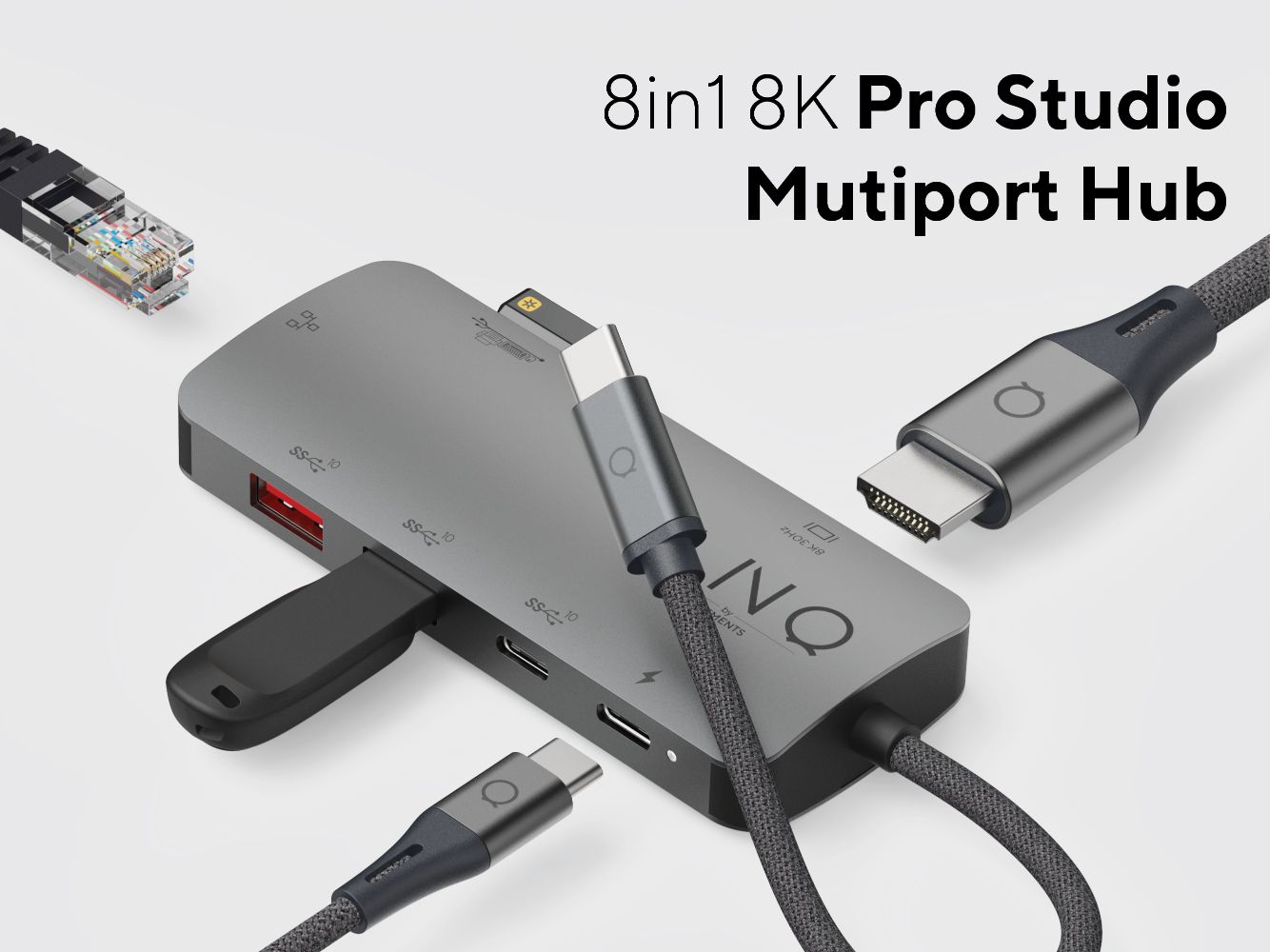 LINQ Adapter 8in1 8K PRO USB-C Multiport - Komputery i laptopy - Druk ...